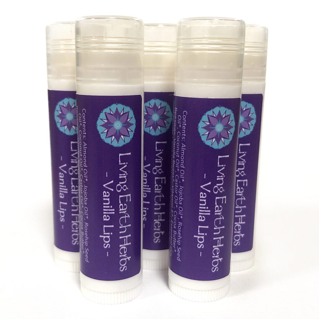 “Vanilla Lips” Lip Balm – Living Earth Herbs Apothecary | Organic Bulk ...